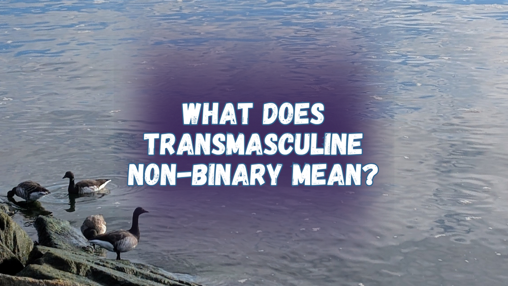 What Does Transmasculine Non Binary Mean